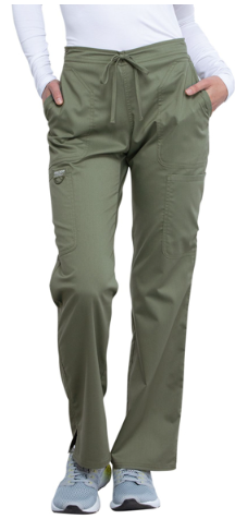 WW120 LADIES Cherokee Workwear Revolution Women's Drawstring Cargo Pant ...